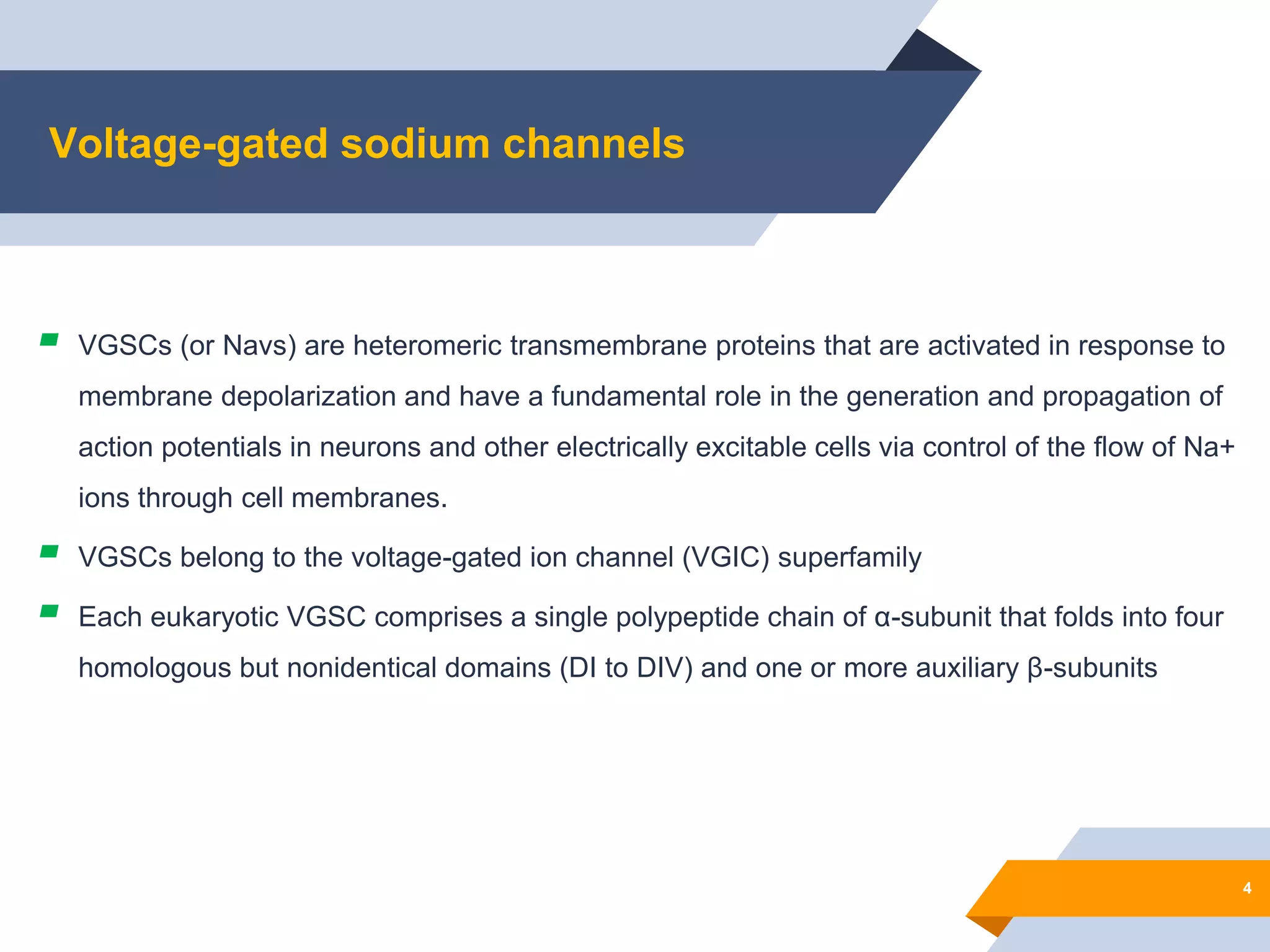 Voltage gated sodium channels | PDF