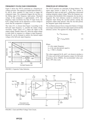 Voltage to-frequency and frequency-to-voltage converter | PDF