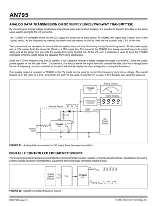 Voltage to-frequency frequency-to-voltage converter | PDF