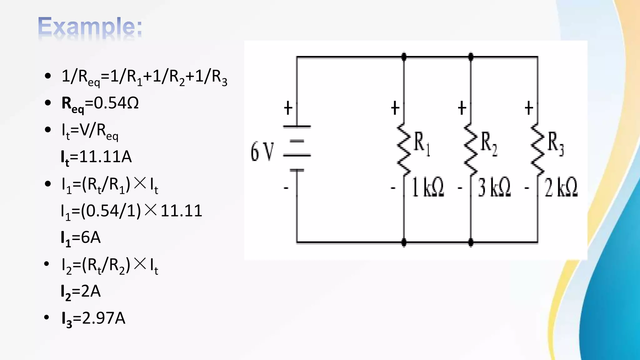 Voltage and current division rule | PPTX