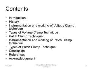 Voltage Clamp Technique | PPTX