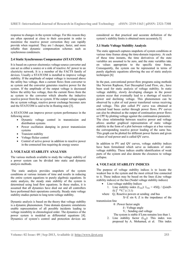 Voltage Collapse Mitigation By Reactive Power Pdf Power And Energy