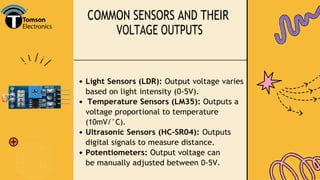 Voltage Detection Sensor Module - Arduino, ARM and other MCU – TOMSON ELECTRONICS.docx