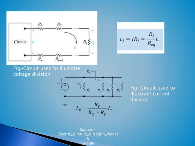 Voltage division & current division rule2 | PPTX