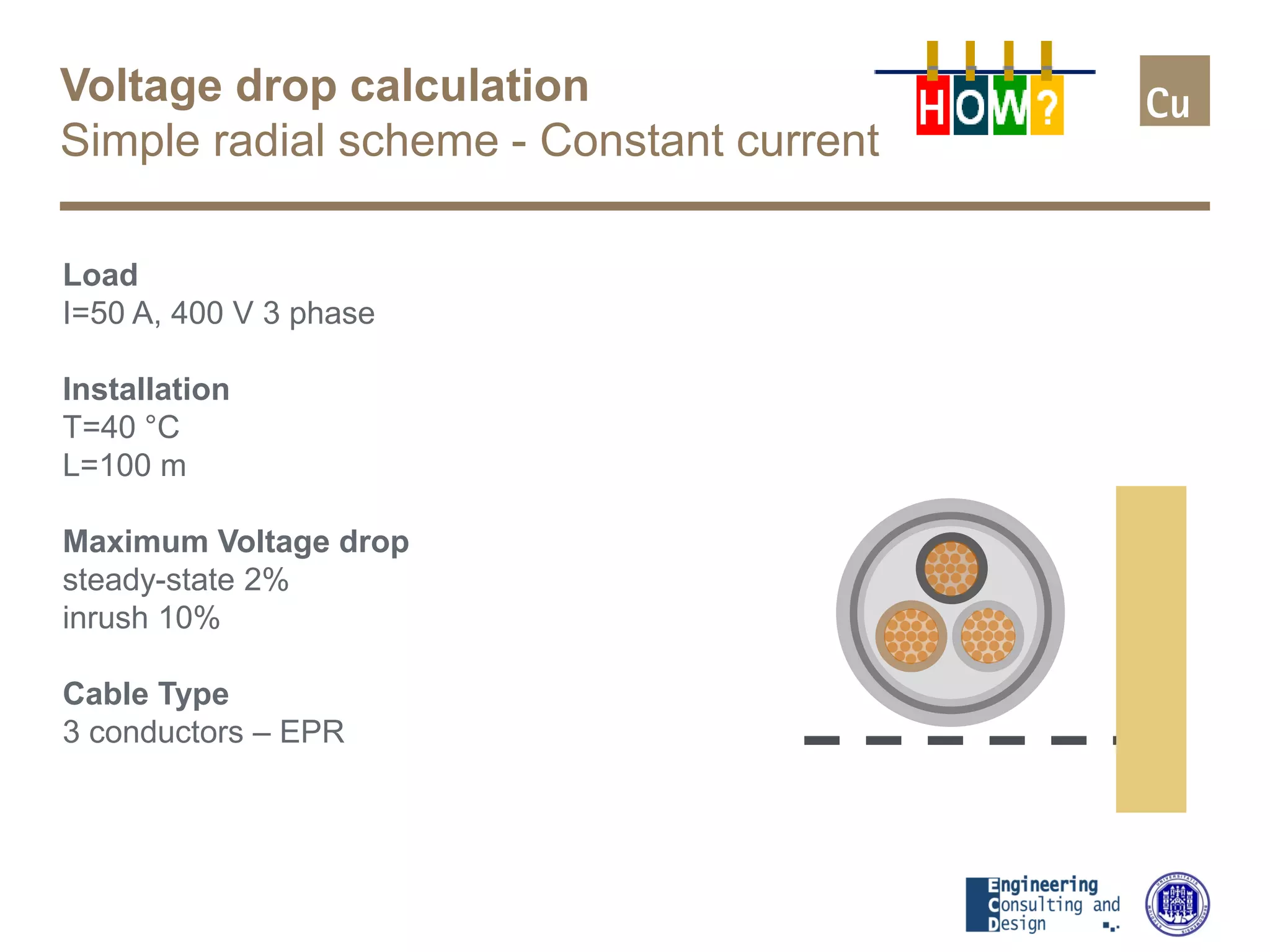 Power cable - Voltage drop | PDF