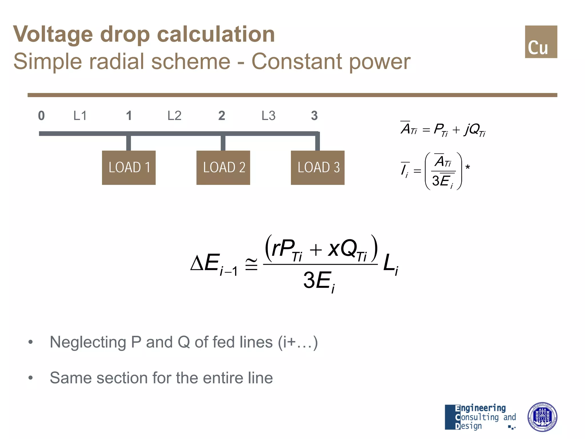 Power cable - Voltage drop | PDF