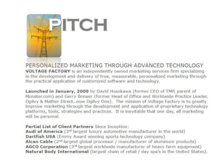 Voltage Factory Overview | PPT