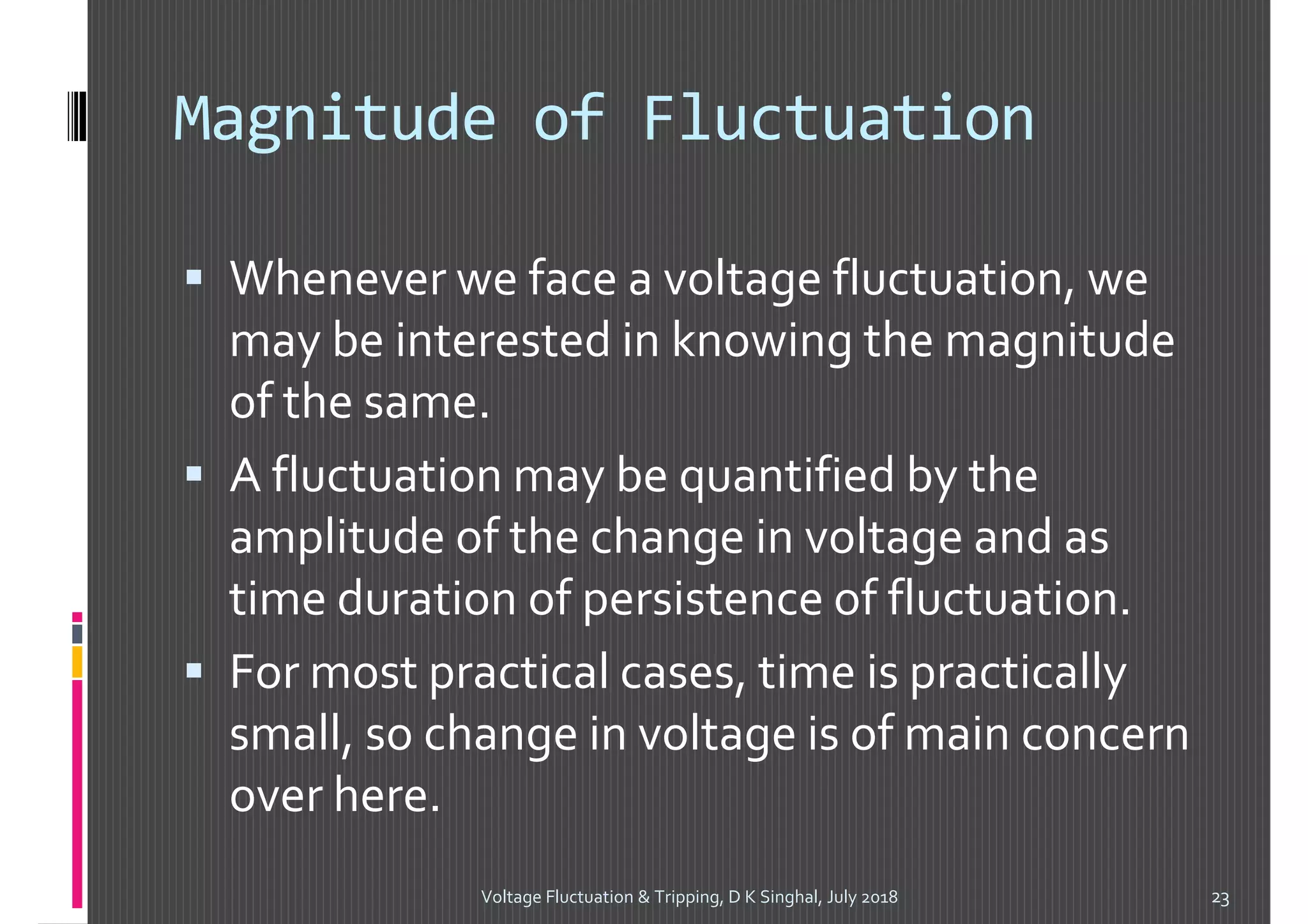 Voltage fluctuations and motor tripping | PDF