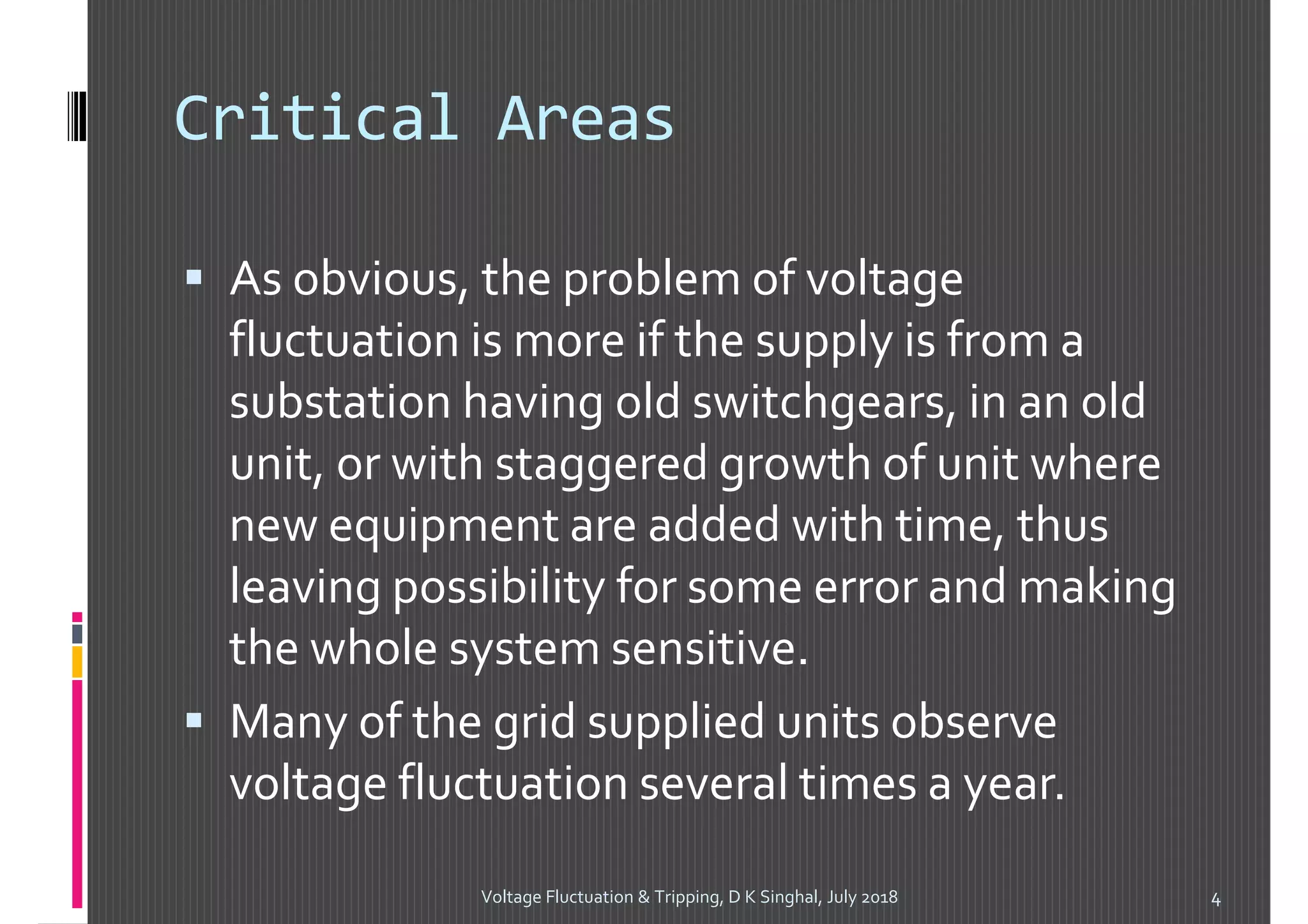 Voltage fluctuations and motor tripping | PDF