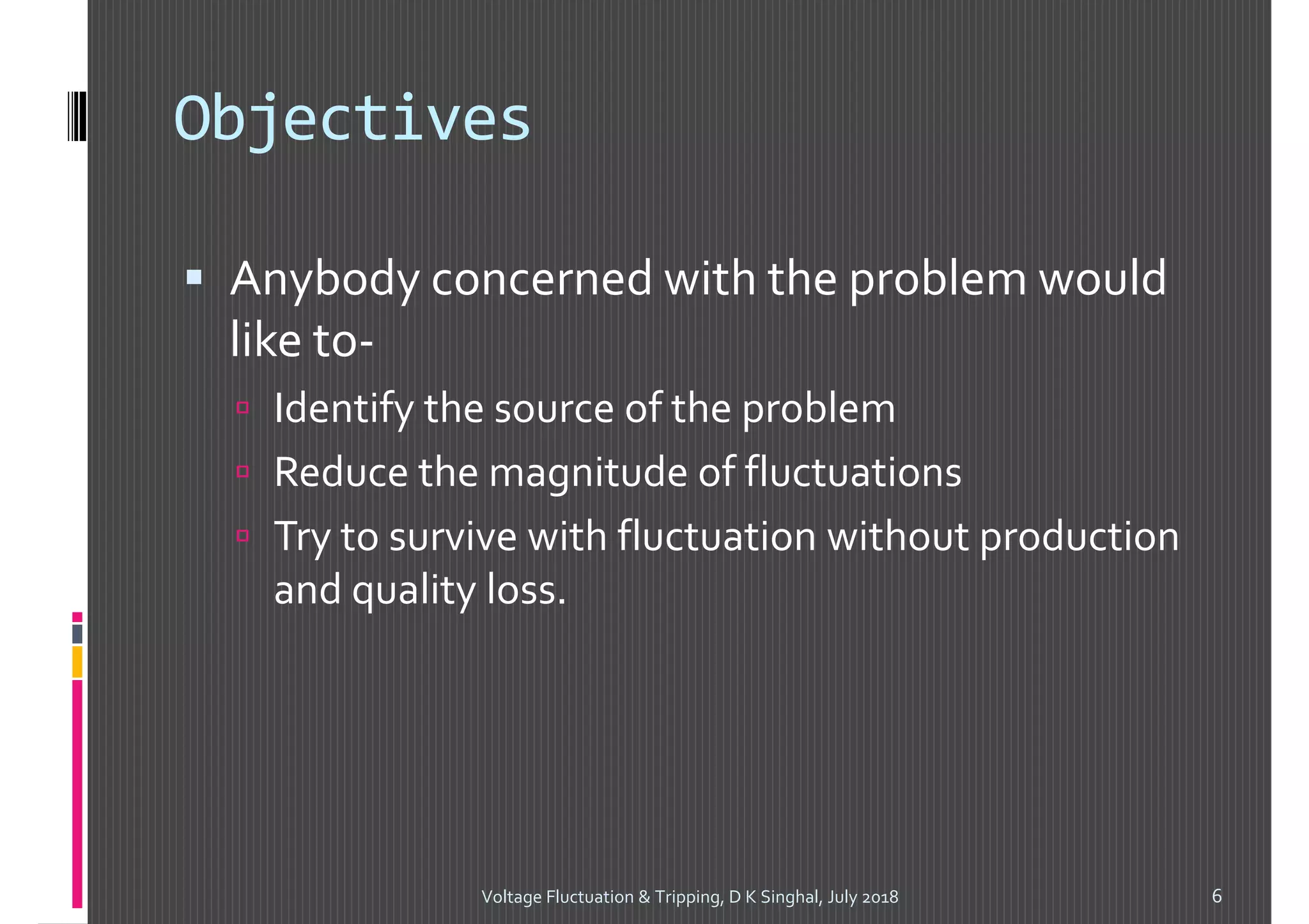 Voltage fluctuations and motor tripping | PDF