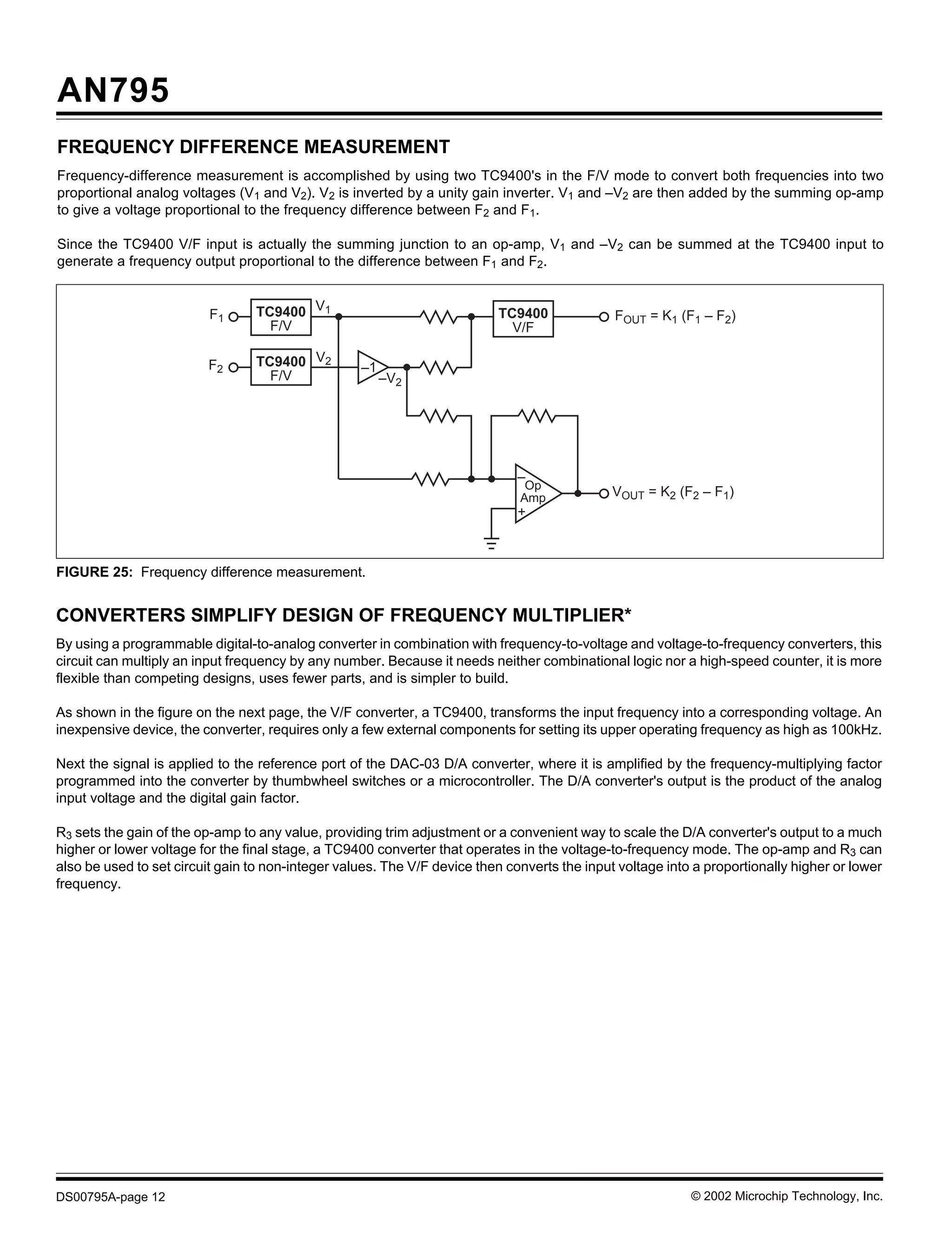 Voltage frequency converter | PDF