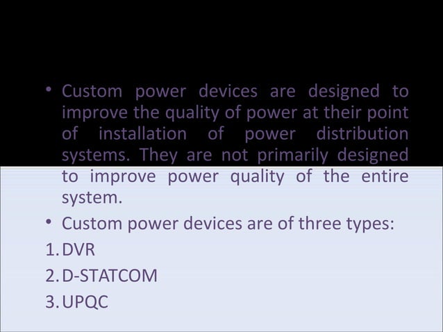 Voltage harmonic mitigation using DVR | PPT