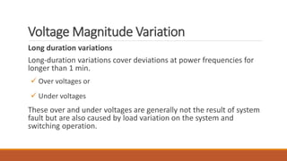 Voltage magnitude variation and stability | PPTX