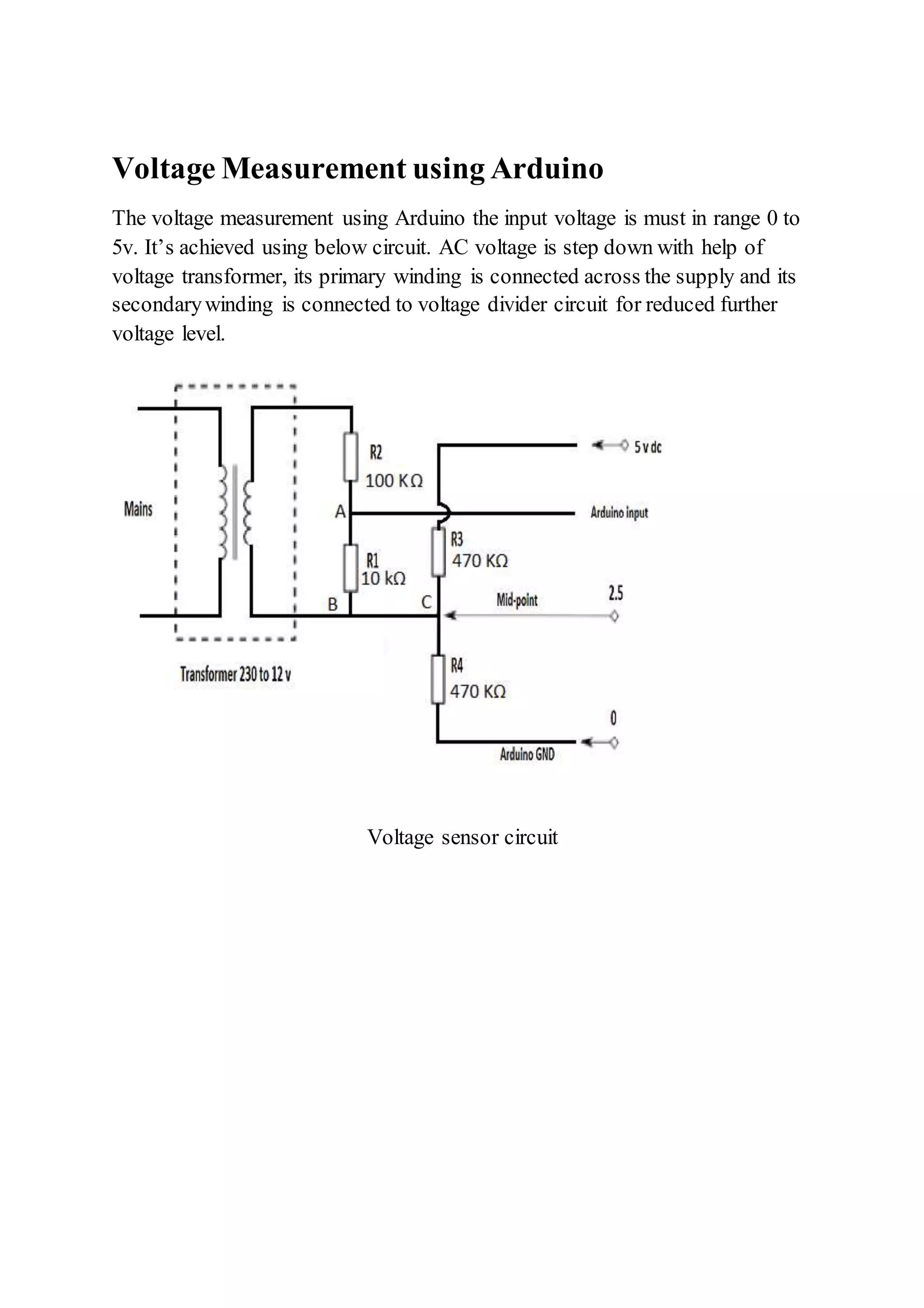 Voltage Measurement Using Arduino Pdf Free Download
