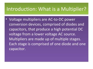 Voltage multiplier | PPT