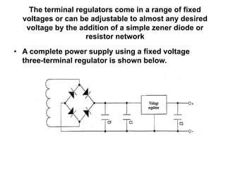 Voltage regulation | PPTX | Consumer Electronics | Technology & Computing