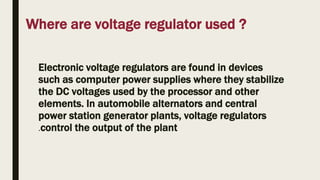 Voltage regulator 2 | PPT