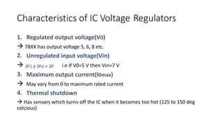 Voltage regulators | PPTX