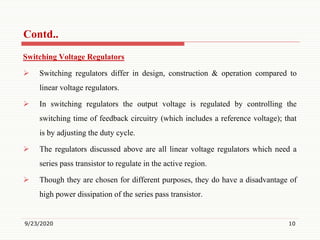 Voltage Regulators IC | PPT