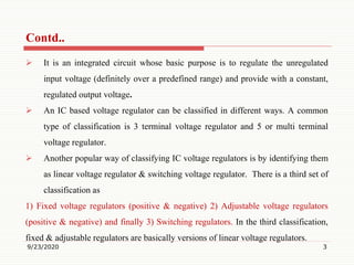 Voltage Regulators IC | PPT