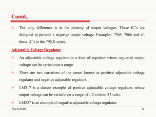 Voltage Regulators IC | PPT