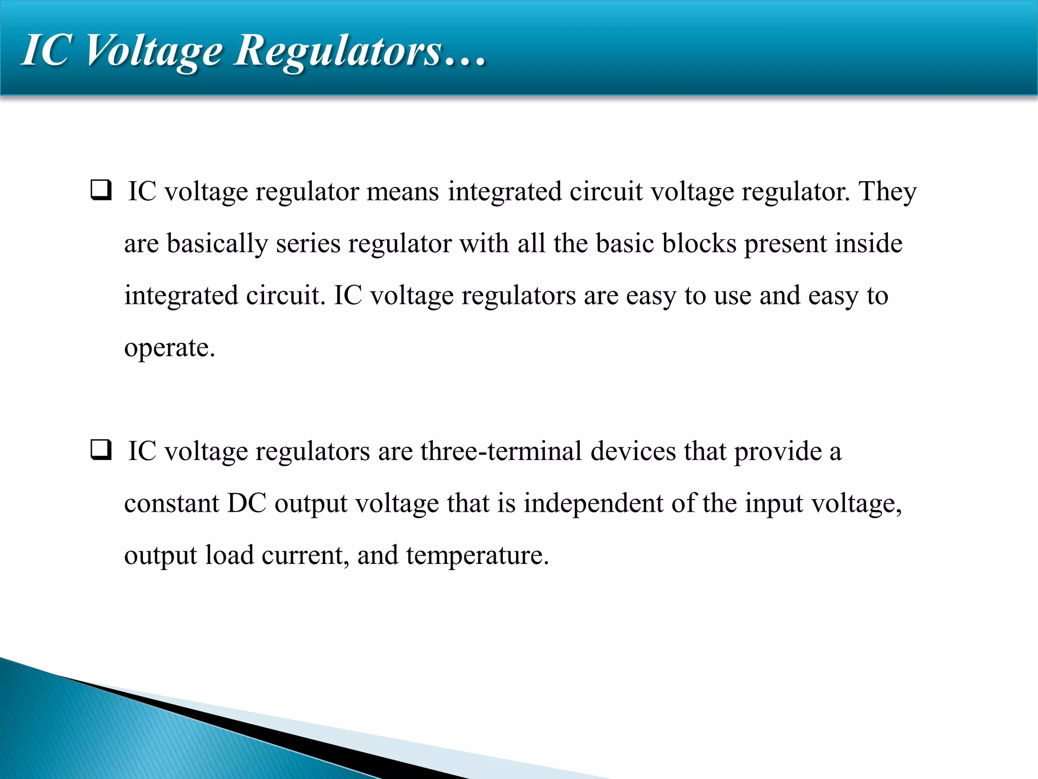 Voltage Regulators IC | PDF