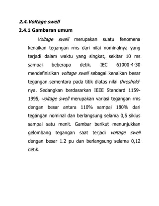 Voltage sag and swell | PDF