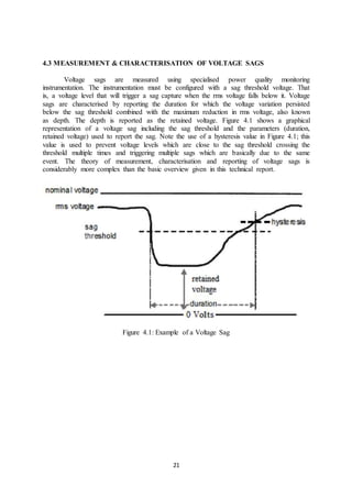 Voltage sag mitigationreport | DOCX
