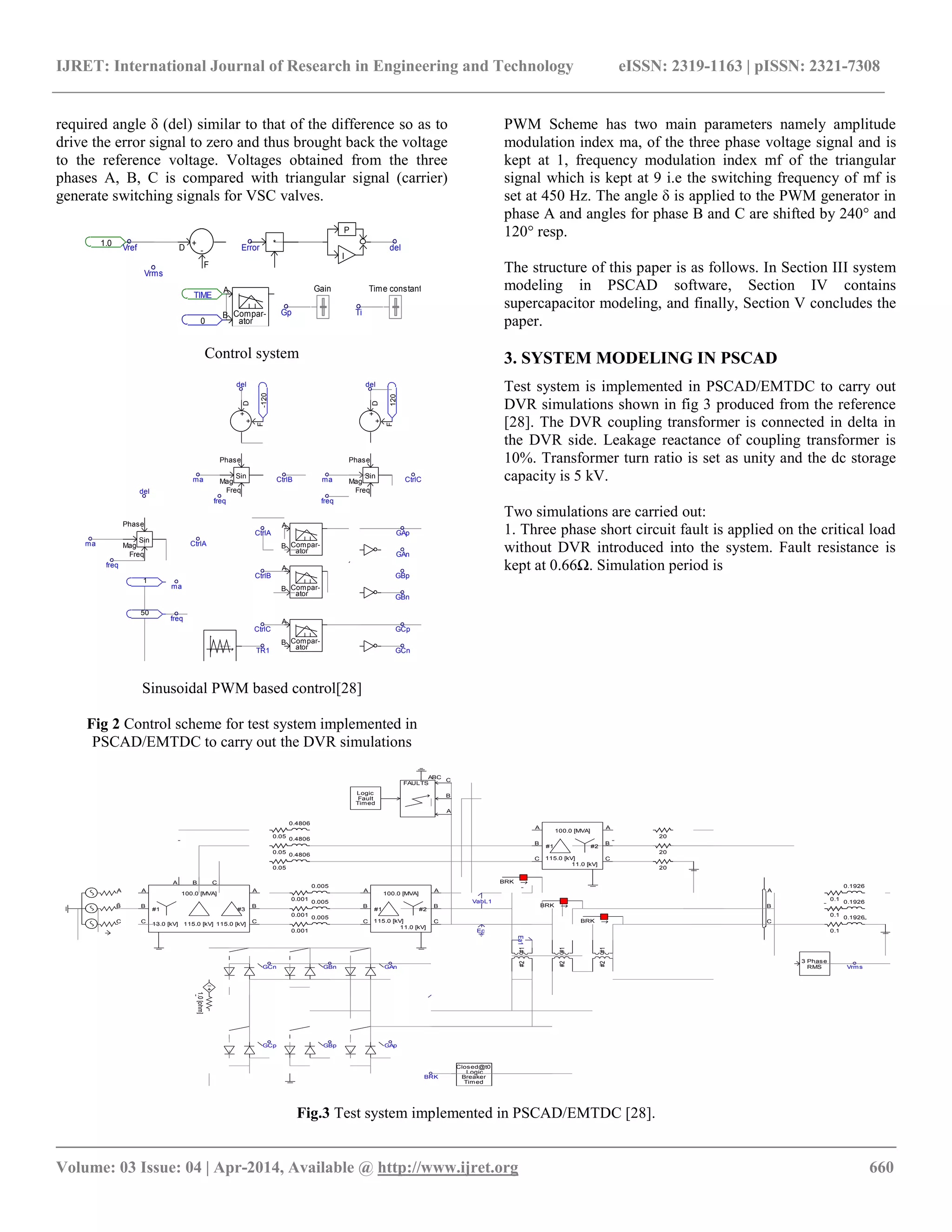 Voltage sag mitigation using supercapacitor based dynamic voltage ...