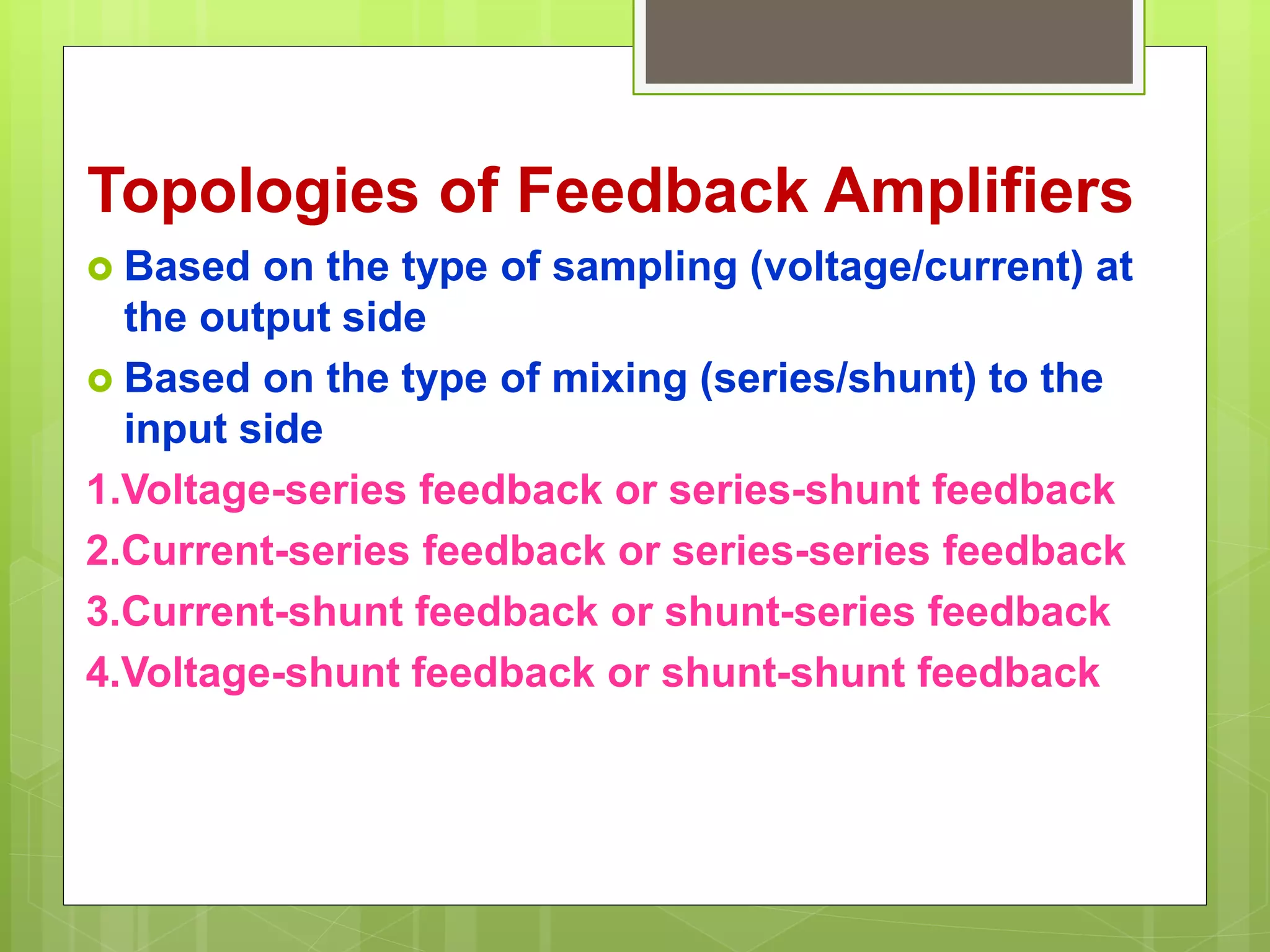 Voltage series feedback | PPTX