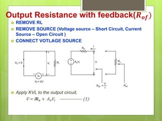 Voltage series feedback | PPTX