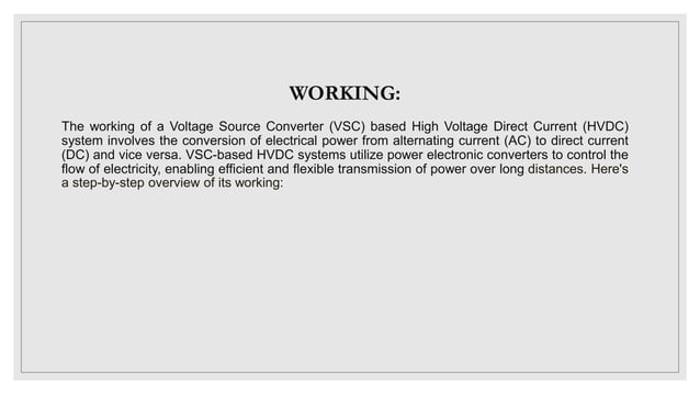 VOLTAGE_SOURCE_CONVERTER_BASED_ON_HVDC_SYSTEM_ppt 345.pptx | Consumer Electronics | Technology ...