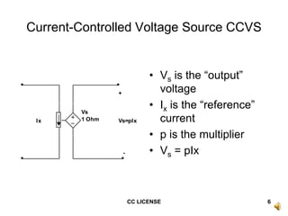 Voltage sources current sources ideal courses for engineers | PPSX