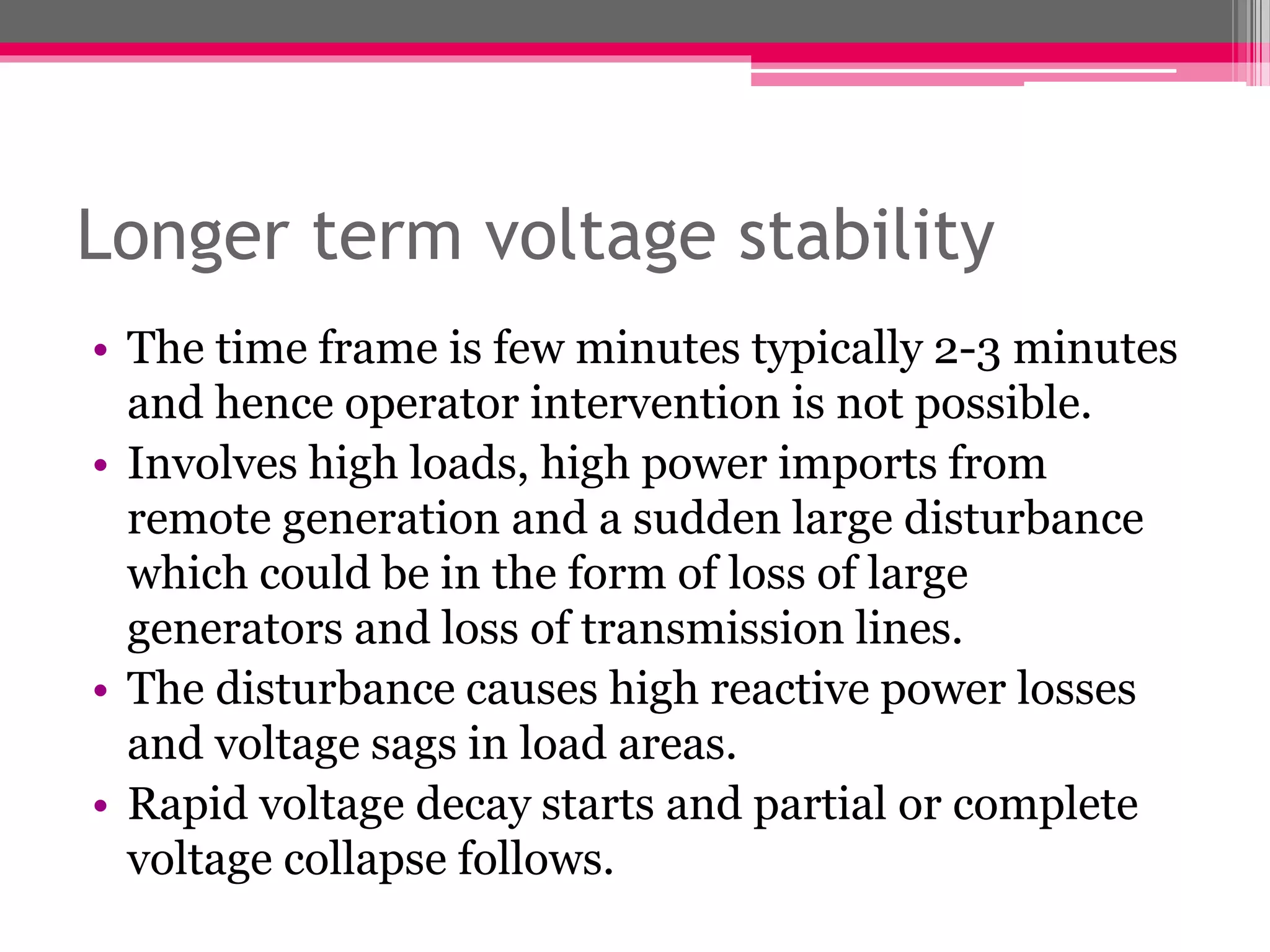 Power system voltage stability | PPT