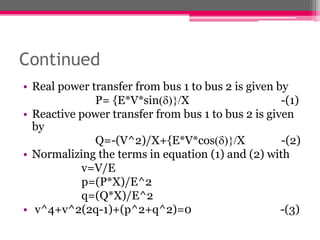 Power system voltage stability | PPT