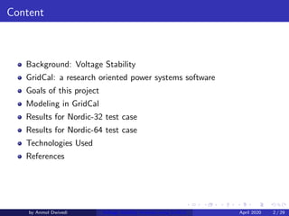 Voltage stability Analysis using GridCal | PDF