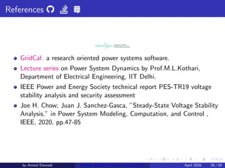 Voltage stability Analysis using GridCal | PDF