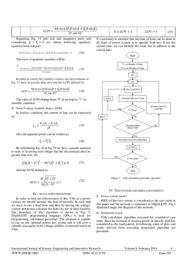 Voltage Stability Indices: Taxonomy, Formulation and Calculation algo…