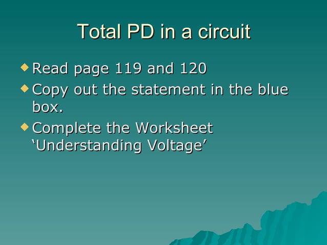 Voltage | PPT | Consumer Electronics | Technology & Computing