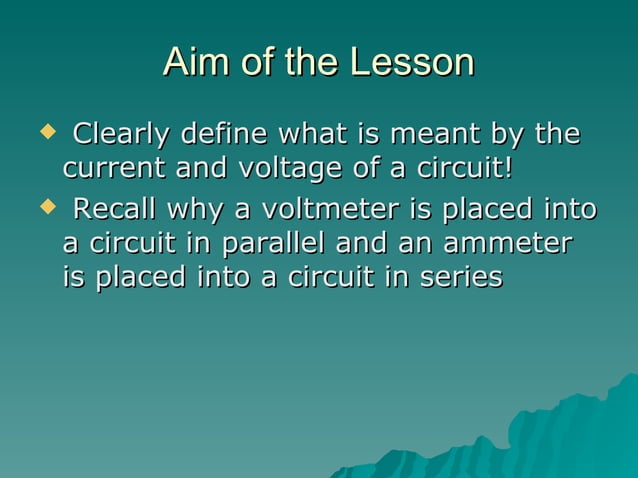 Voltage | PPT | Consumer Electronics | Technology & Computing