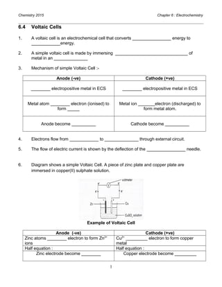 Voltaic cell | PDF