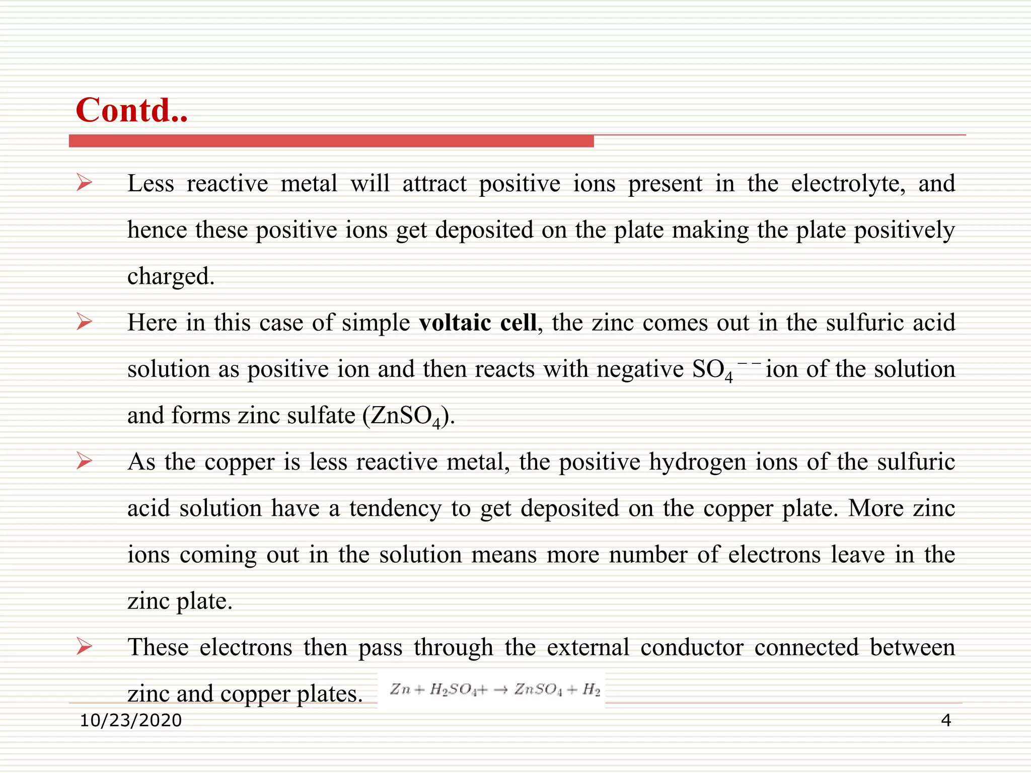 Voltaic Cell Basic Construction and Working of Voltaic Cell | PDF