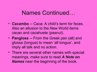 Candide Background Info | PPT