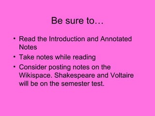 Candide Background Info | PPT