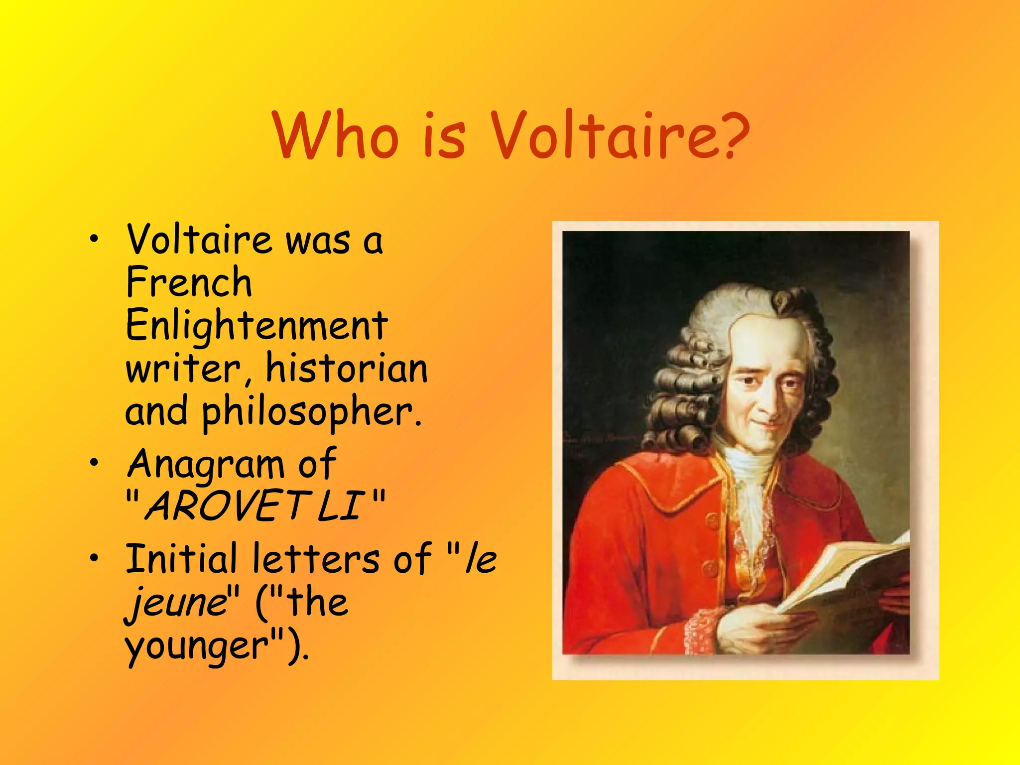 Voltaire-Eric_Saray | PPT