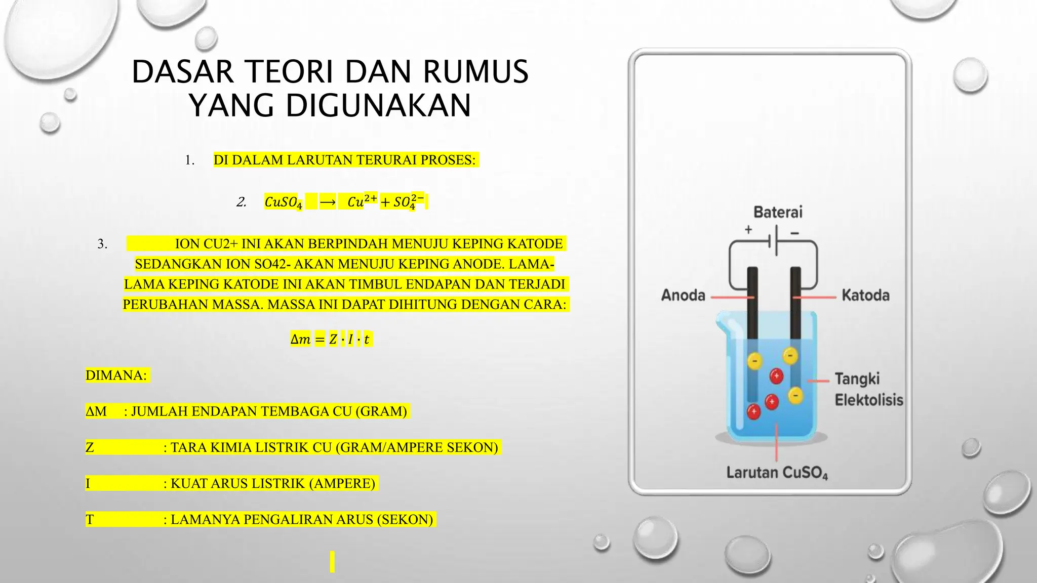 Voltameter tembaga ppt.pptxdagvcvx savxvsbcv | PPTX