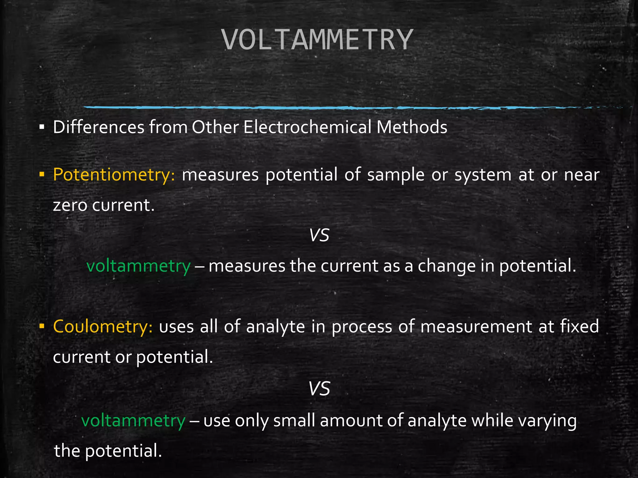 Voltametry pharmaceutical Chemistry | PPTX