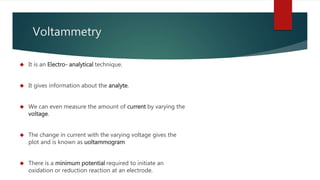 Voltammetry | PPTX