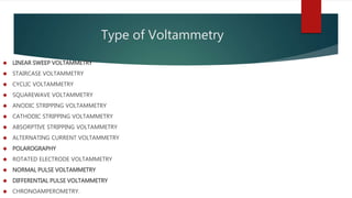 Voltammetry | PPTX