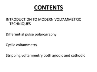 Voltammetry | PPTX